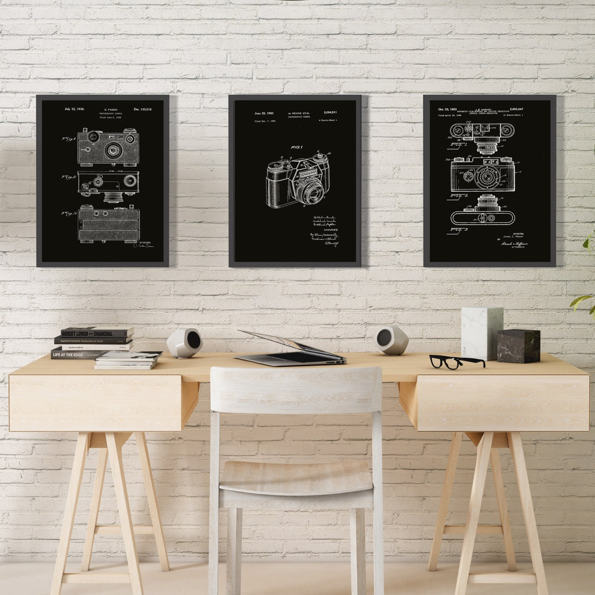 Auto Winding Film Camera Patent Poster| A3+| Black Background – CPB ...