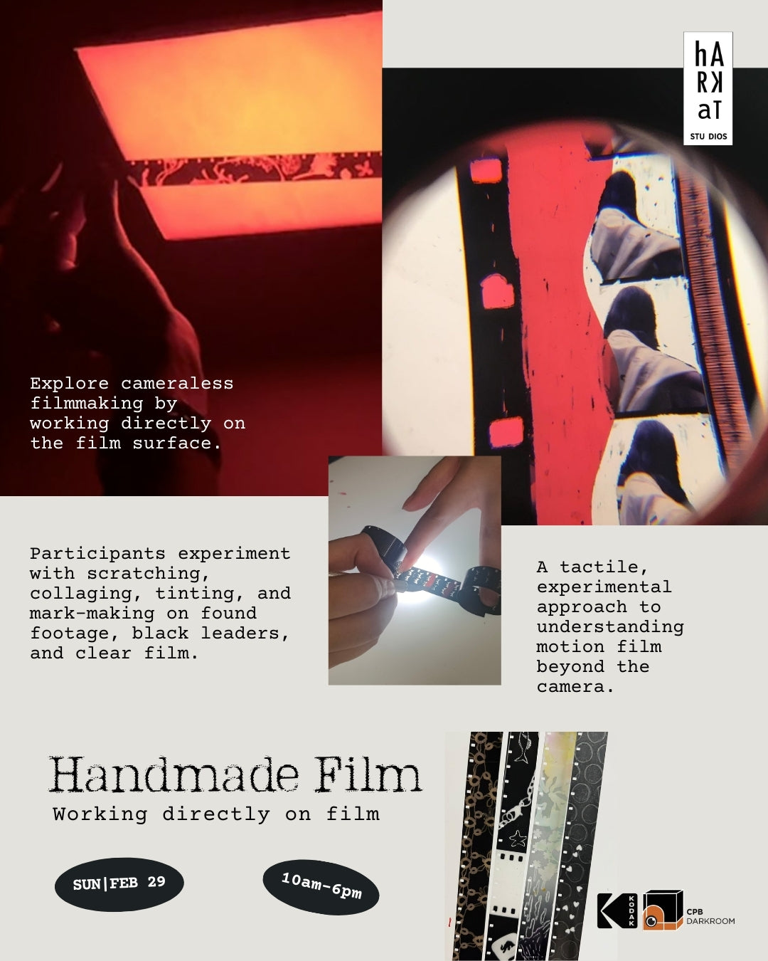 Handmade Film / Cameraless Film Workshop – CPB Foundation